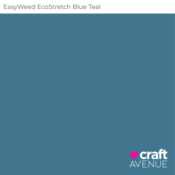 Siser EasyWeed EcoStretch 12" Blue Teal – Craft Avenue Ltd.