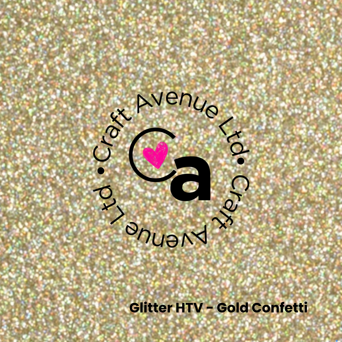Gold Confetti Glitter HTV – Craft Avenue Ltd.