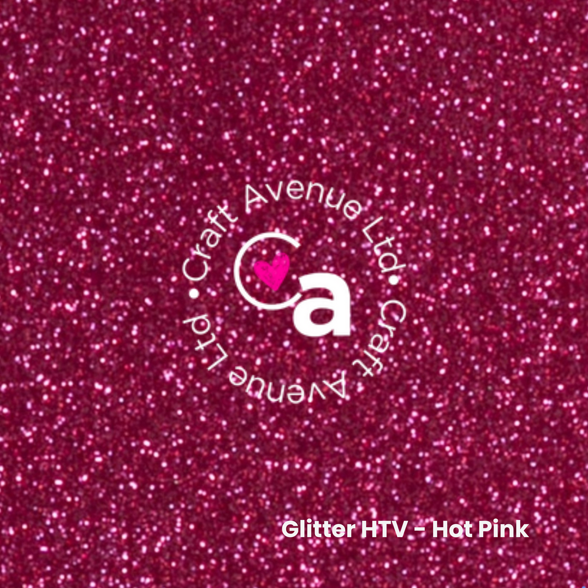 Hot Pink Glitter HTV – Craft Avenue Ltd.