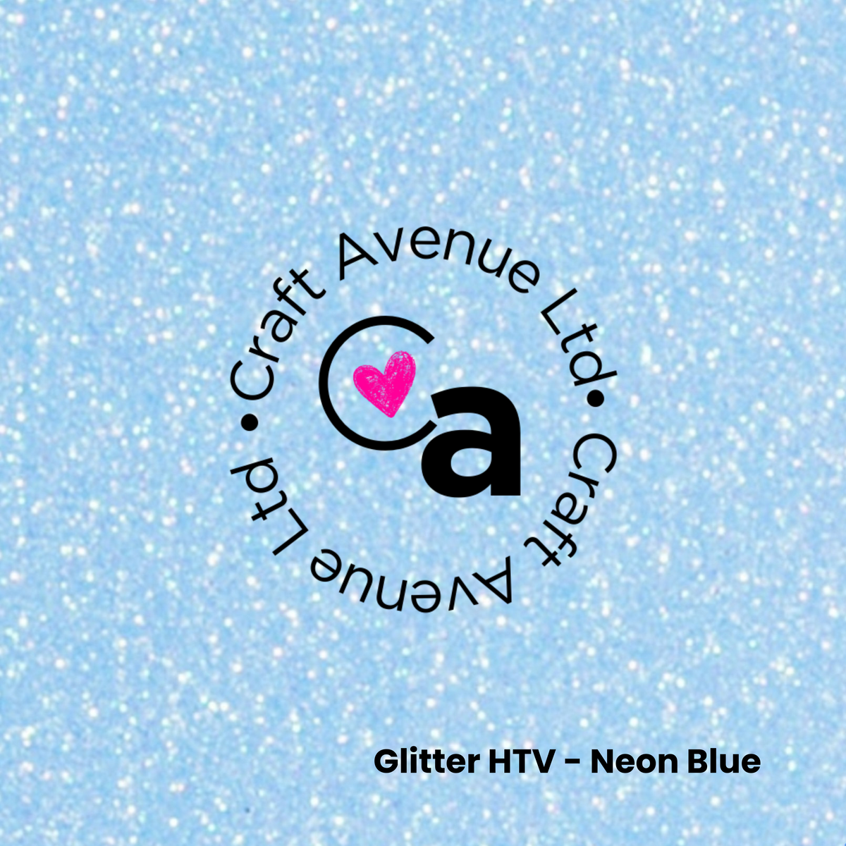 Neon Blue Glitter HTV – Craft Avenue Ltd.