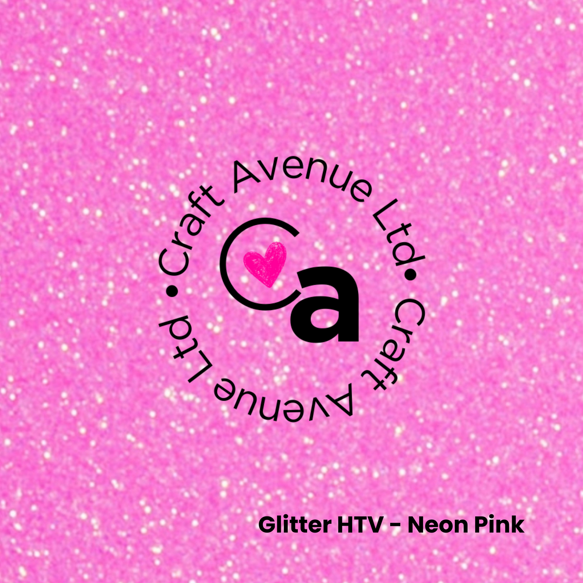 Neon Pink Glitter HTV – Craft Avenue Ltd.